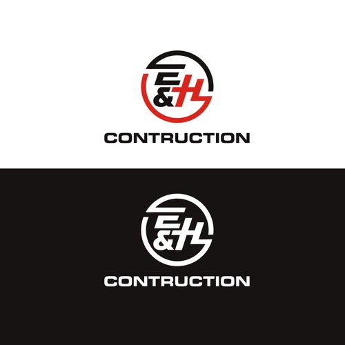 I'm looking for a great vintage, stately construction logo for E & H ...