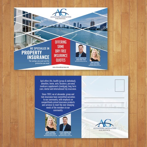 Best Insurance Marketing Postcard | Postcard, flyer or print contest