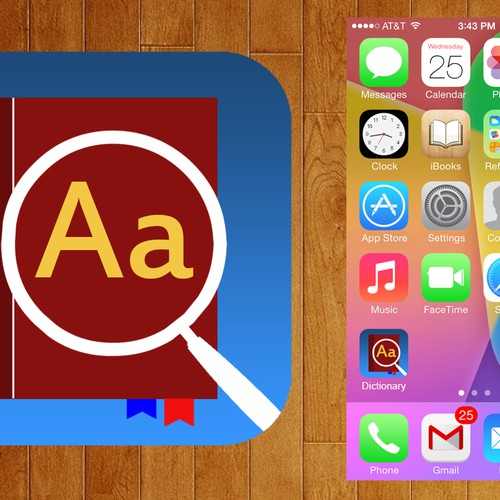 iOS & Apple Watch icon for Dictionary app | Icon- oder Button-Design ...