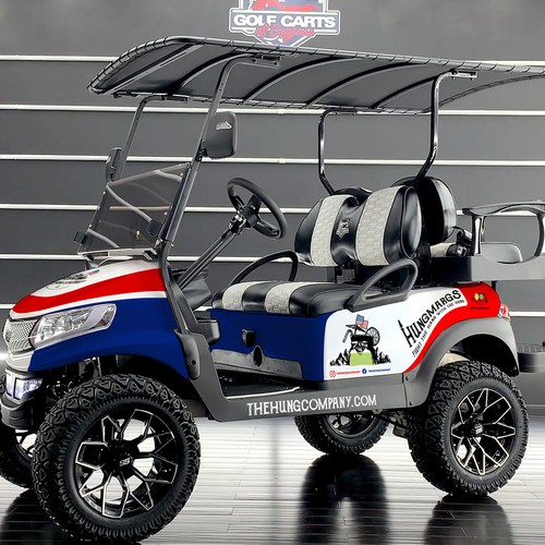 Designs | Custom Golf Cart Wrap Beverage Company All-American | Car ...