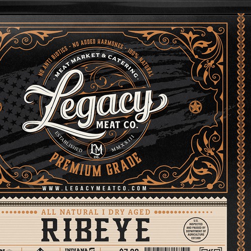 Designs | Premium Meat Package Label | Product label contest