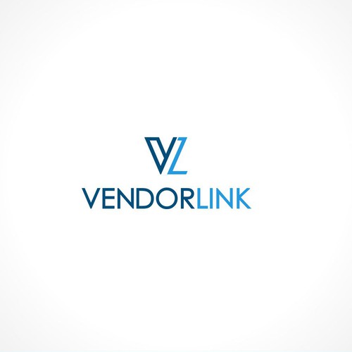 Create a modern, minimalistic logo for VendorLink, an online ...
