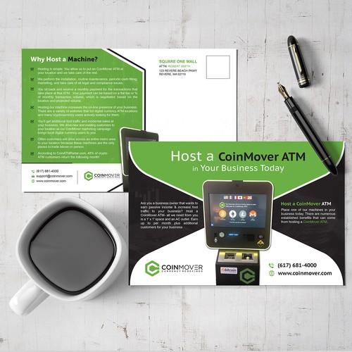 Design a Business-to-Business Direct Mail Postcard for Bitcoin/Crypto ...