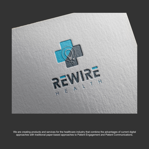 Rewire Health - innovative healthcare technology company logo/brand ...
