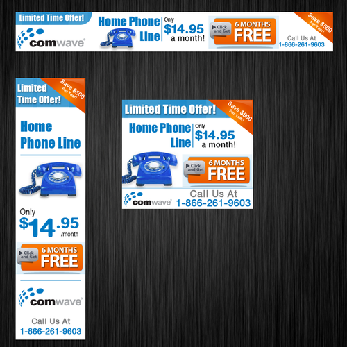Comwave Telecom needs a new banner ad | Banner ad contest