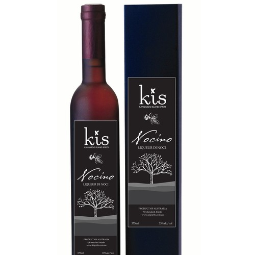 Nocino Liqueur label | Product label contest