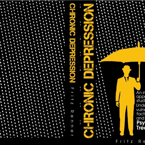 Eyecatching book cover for PhD thesis about chronic depression | Book ...