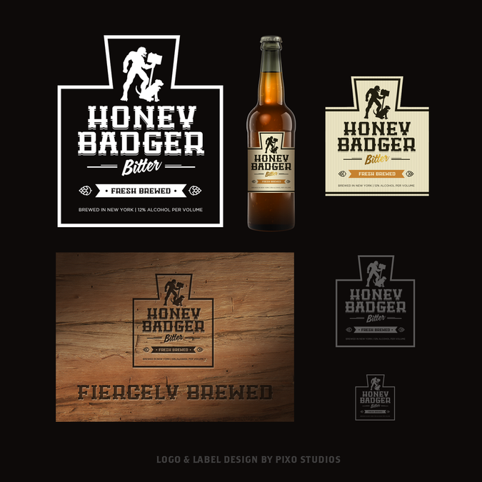 Create a fierce beer label! | Logo design contest
