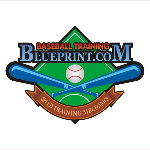 Baseball Training Blueprint Logo | Logo design contest