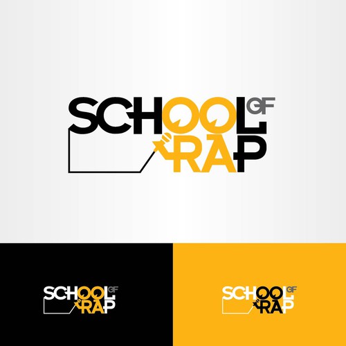 The School of Rap logo for new hip-hop/freestyle school | Logo & social ...