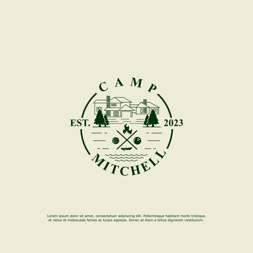 Designs | "Camp Mitchell" logo for family compound | Logo design contest