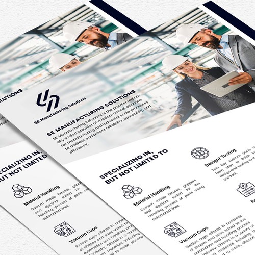 Designs | Clean single page line card for potential customers ...