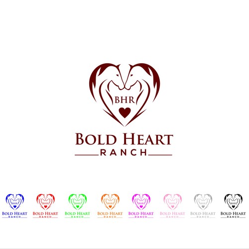 Bold Heart Ranch - Bring Kickass and loving into this logo | Logo ...