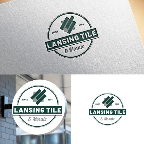 Designs | Lansing Tile & Mosaic Logo Update/Refresh for 40th ...