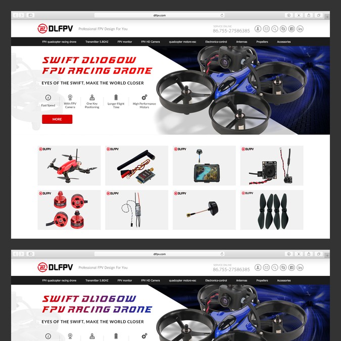 cool drone products need a cool banner ads | Banner ad contest