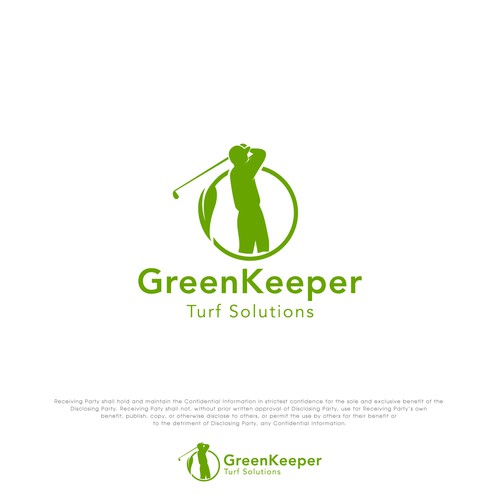 Create a powerful and confident logo for GreenKeeper Turf Solutions ...