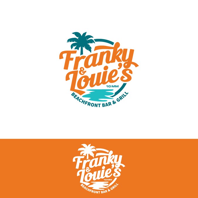 Create a tropical logo for our beachfront restuarnat and bar | Logo ...