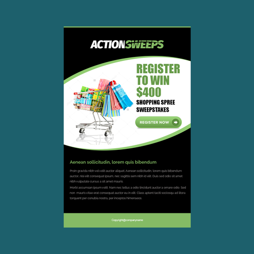 Sweepstakes Email | Email contest