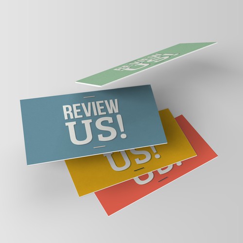 REVIEW ME CARD - Business Card Size To Request a Rating and Review ...