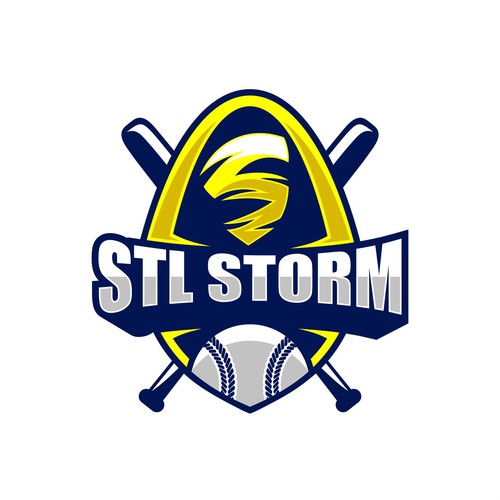Designs | Youth Baseball Logo - STL Storm | Logo design contest