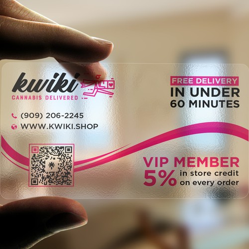 Designs | VIP membership card for a cannabis delivery service ...
