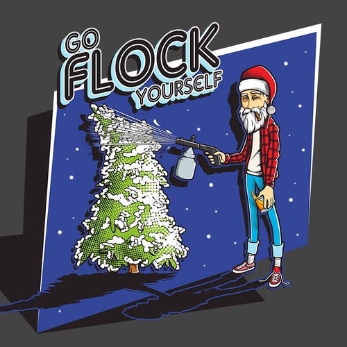 Go Flock Yourself - Design Santa Claus | Illustration or graphics contest