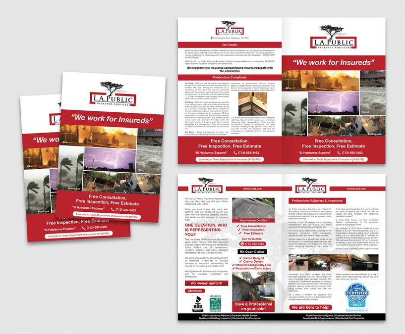 L.A. Public Insurance Adjuster - ICC Publication | Brochure contest