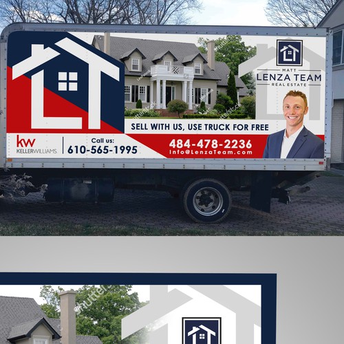 Designs | Custom Truck Design Wrap for Real Estate Agent, CREATIVE ...