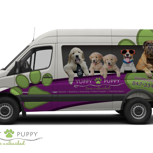 Designs | Car Wrap! Make our doggie daycare van the talk of the town ...
