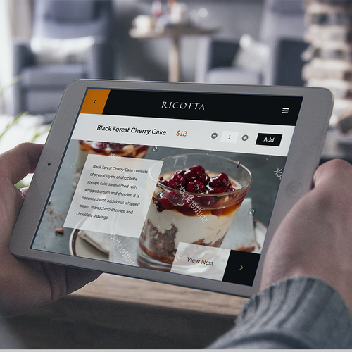 Restaurant Tablet Menu Designs | Other web or app design contest