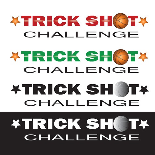 Trick Shot Challenge Basketball | Logo design contest