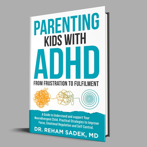 Designs | Attractive, catchy and witty book cover design for ADHD ...