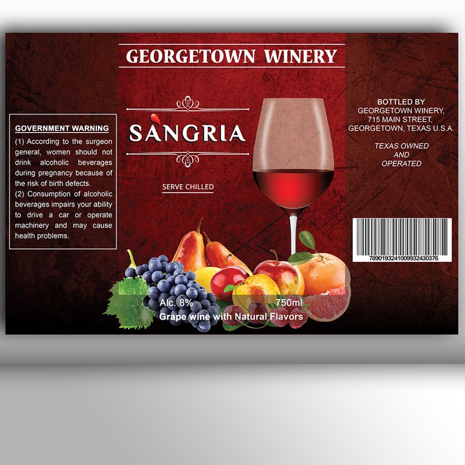 Sangria Wine Label | Logo design contest