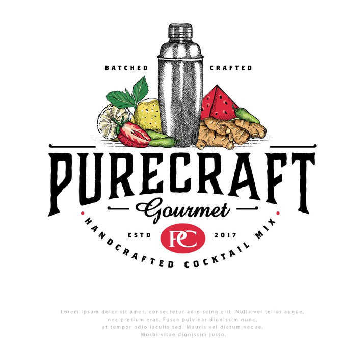 need a killer logo 4 line of Ultra-Premium, Handcrafted Cocktail Mixers ...
