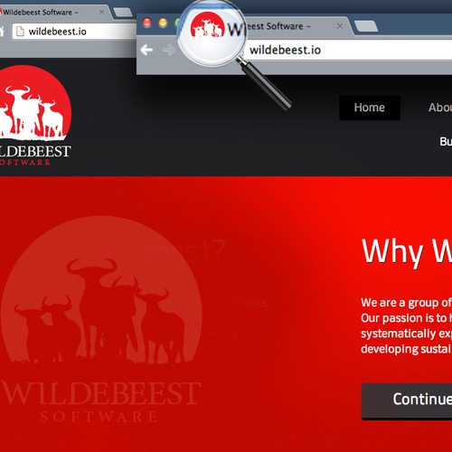 Create a logo for Wildebeest that is simple yet professional and easily ...