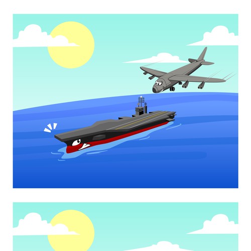 B52 Bomber Cartoon | Illustration or graphics contest