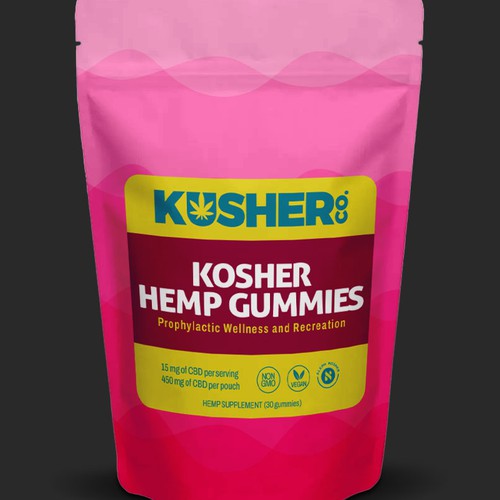Designs | A fun kosher brand hemp gummy product | Product packaging contest