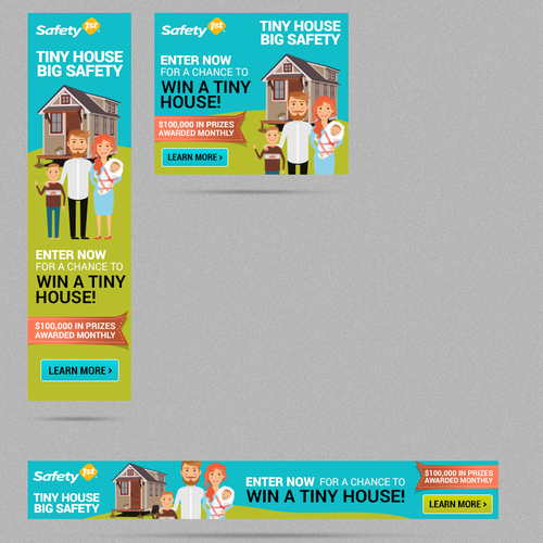 Safety 1st Sweepstakes Creatives | Banner ad contest