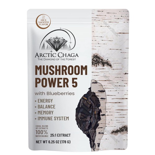 Designs | Arctic Chaga Label New Look | Product label contest