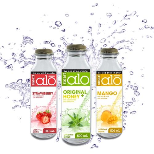 **Urgent - Help Needed!" New Smart ALO Drink Label Design Needed ...