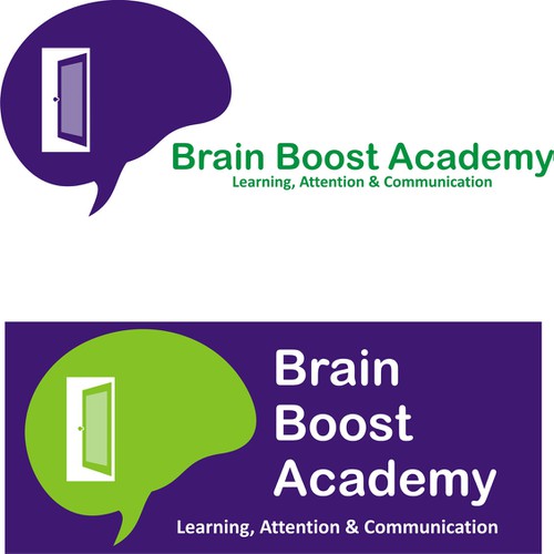 LOGO: BRAIN BOOST ACADEMY-- WARM & PROFESSIONAL BRAIN LOGO | Logo ...