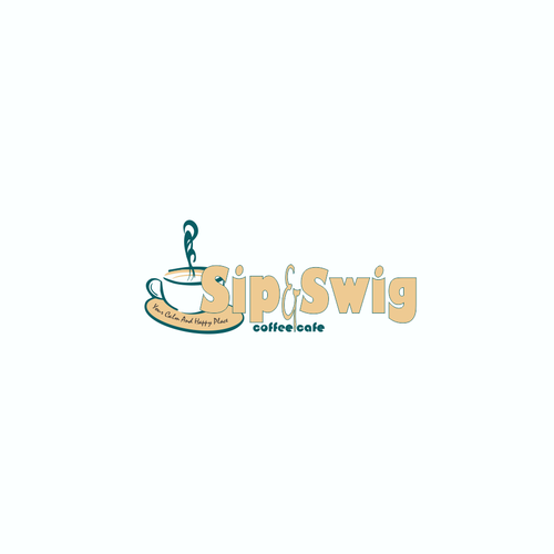 Sip & Swig Coffee Cafe | Logo design contest