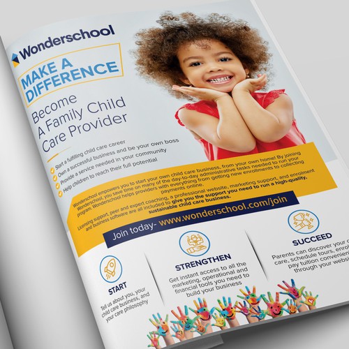 Designs | Wonderschool Provider Ad | Postcard, flyer or print contest