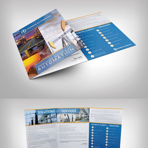 Create New Brochure for Industrial Automation Leader! | Brochure contest