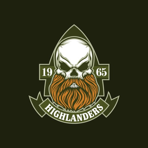 Army Airborne "Highlander" Company's logo will be awesome | Logo design ...