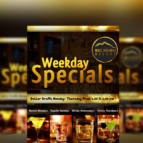 Designs | Waterfront Lounge Promo | Postcard, flyer or print contest