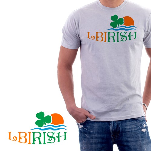 Create classic/bright logo reflecting Irish heritage at the seashore ...