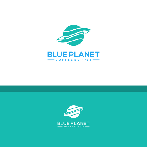 Blue Planet Coffee Logo, Card, & Letterhead Design | Logo & brand ...