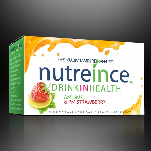 Redesign Our Patented Multivitamin Drink Mix | Product label contest