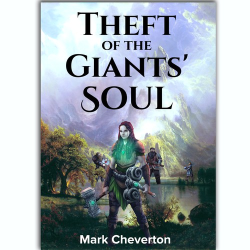 Book cover for my fantasy novel about Giants | Book cover contest